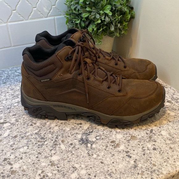 Merrell | Shoes | Merrell Moab Adventure Mid J9819 Dark Earth Hiking ...